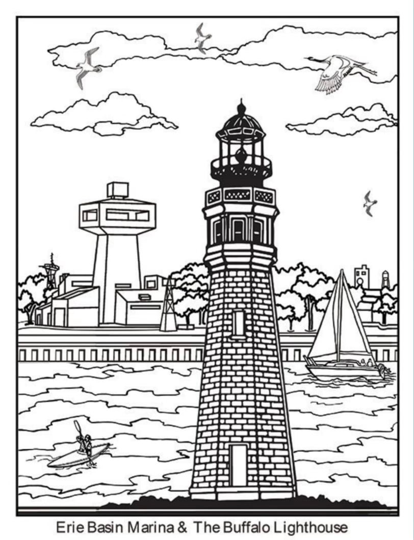 buffalo bills coloring book