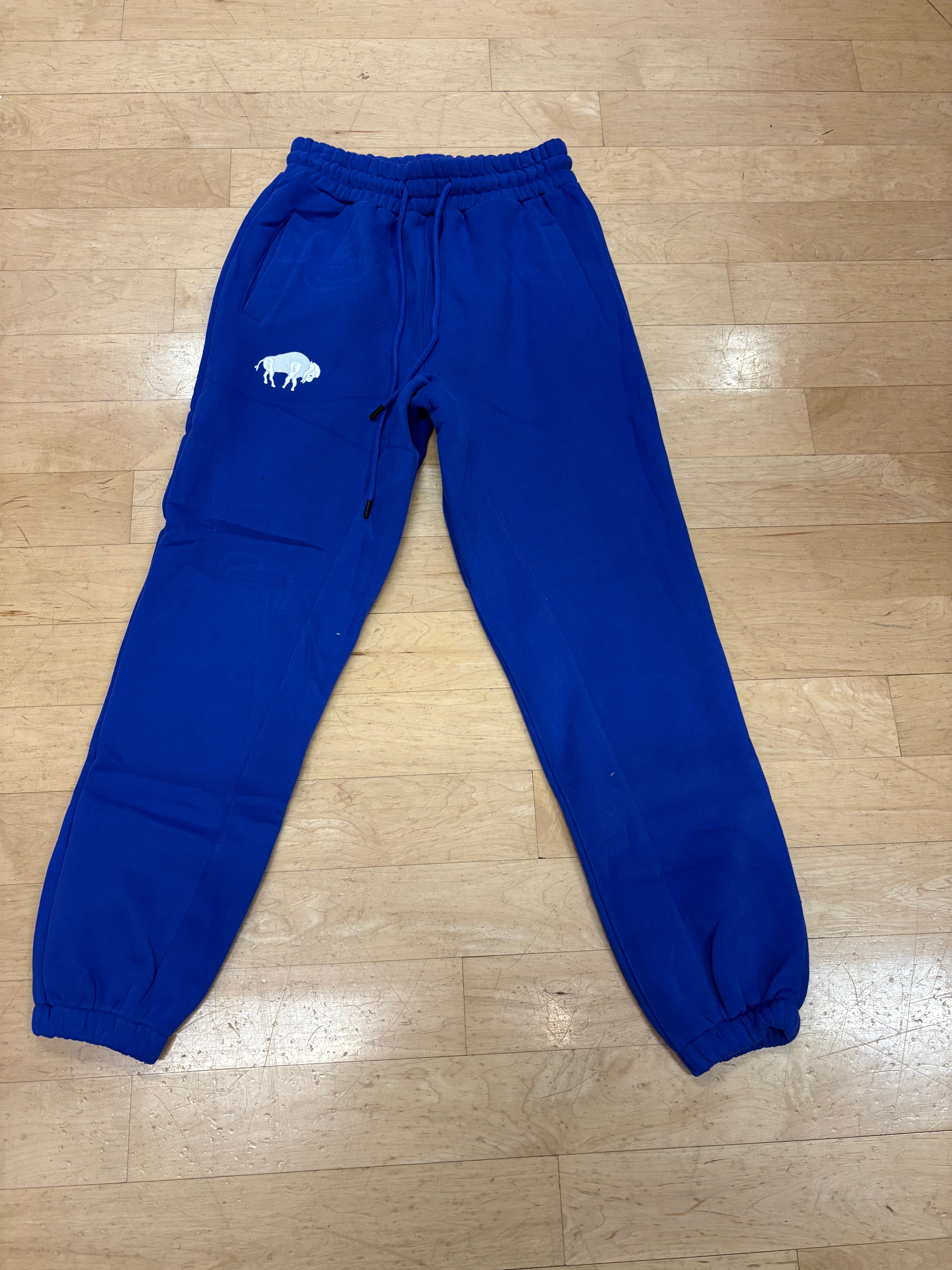 Royal Sweat Pants with Embroidered Buffalo | Totally Buffalo Store & More