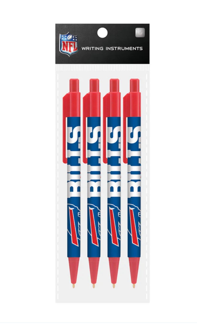 4 Pack Bills Pens | Totally Buffalo Store & More